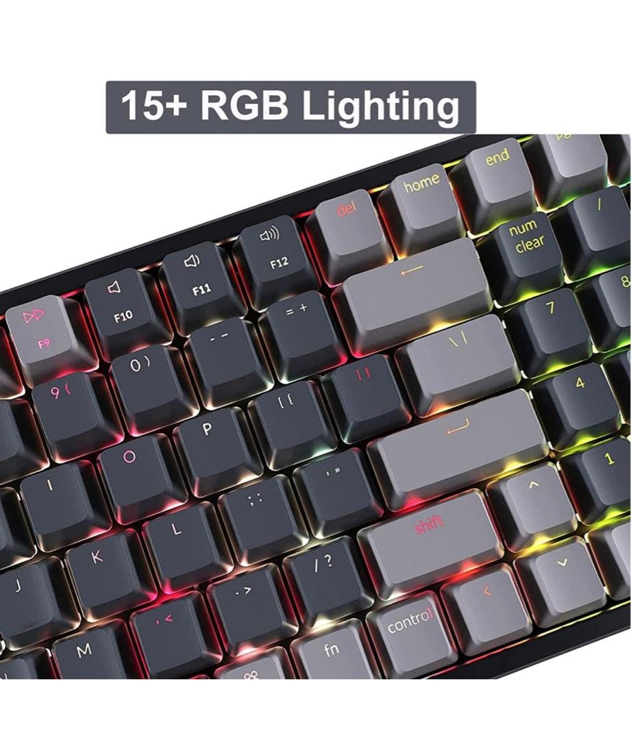 Keychron K4 wireless multi-device keyboard hotswappable, brown switch ...