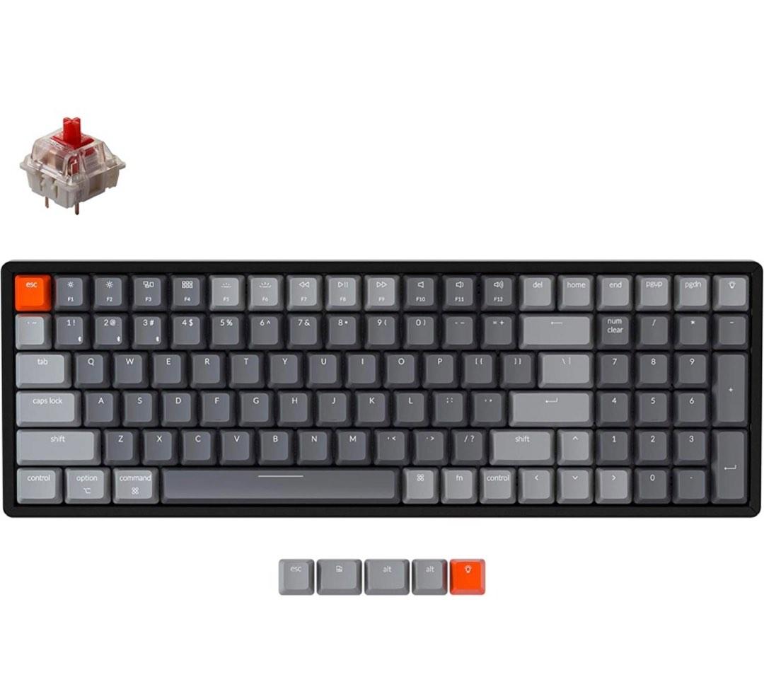 Keychron K4 wireless multi-device keyboard hotswappable, brown switch ...