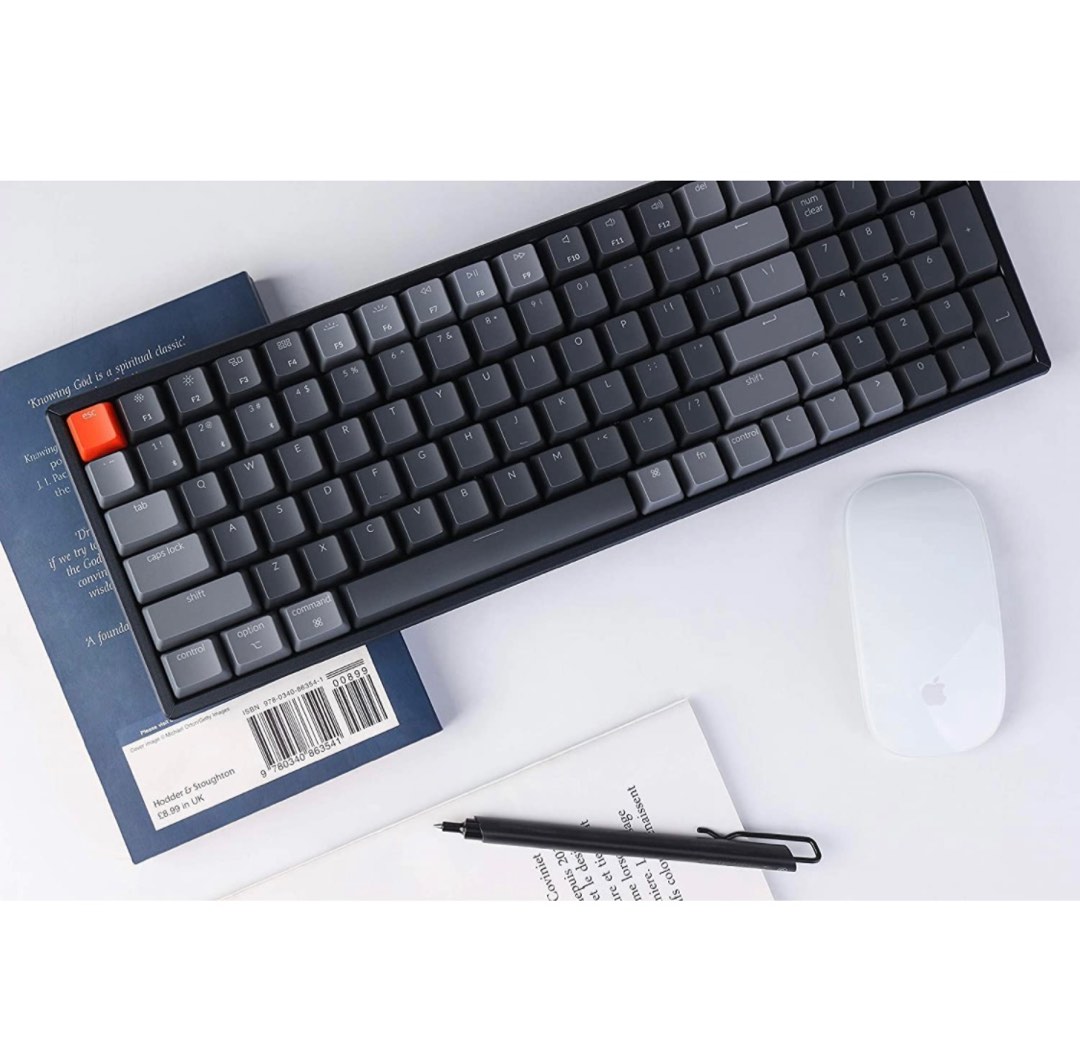 Keychron K4 wireless multi-device keyboard hotswappable, brown switch ...