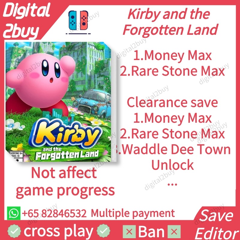 Kirby and the Forgotten Land Save Editor KATFL Save Modding, Video ...
