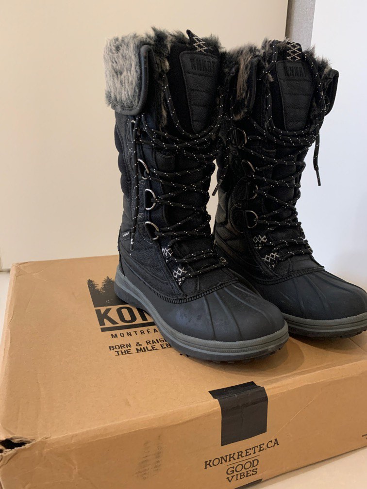 Konkrete Canada Winter Boots, Women's Fashion, Footwear, Boots on Carousell
