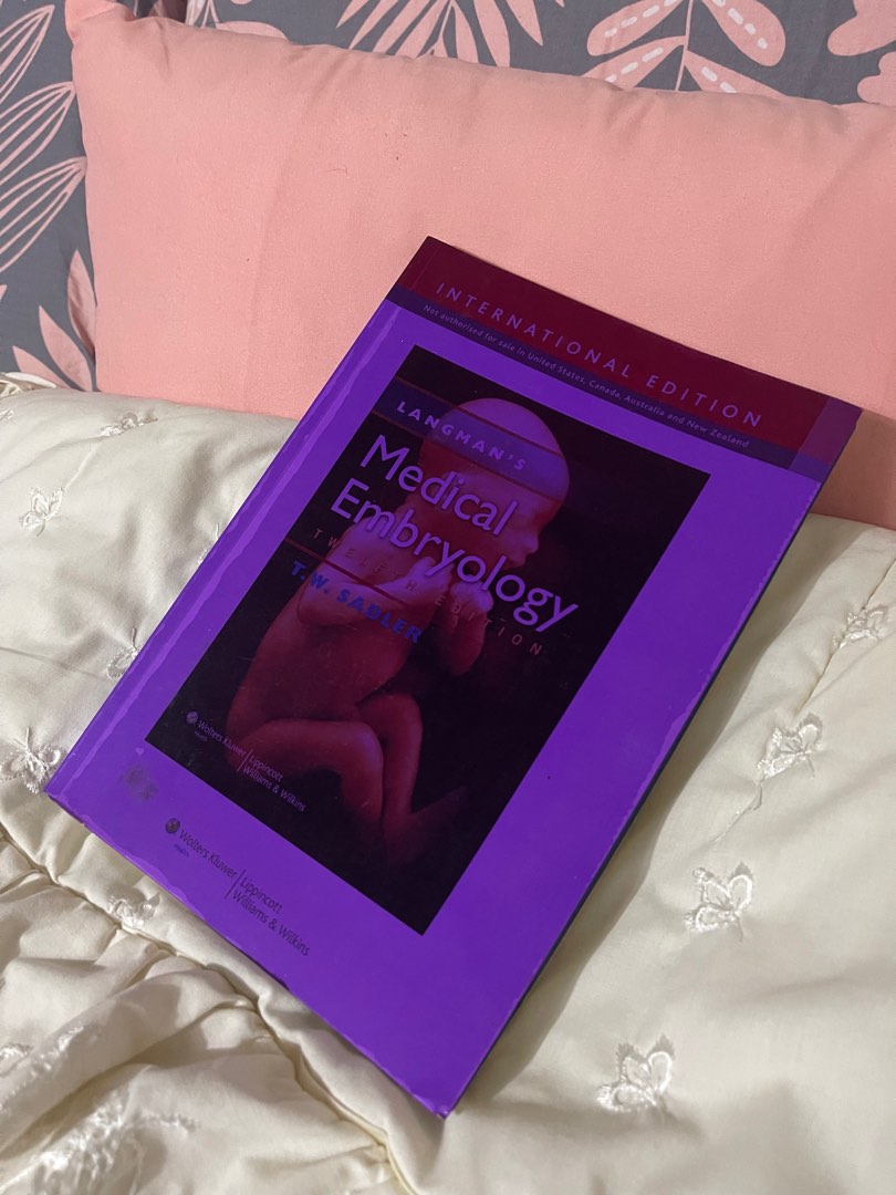 Langman's Medical Embryology 12th ed, Hobbies & Toys, Books & Magazines ...