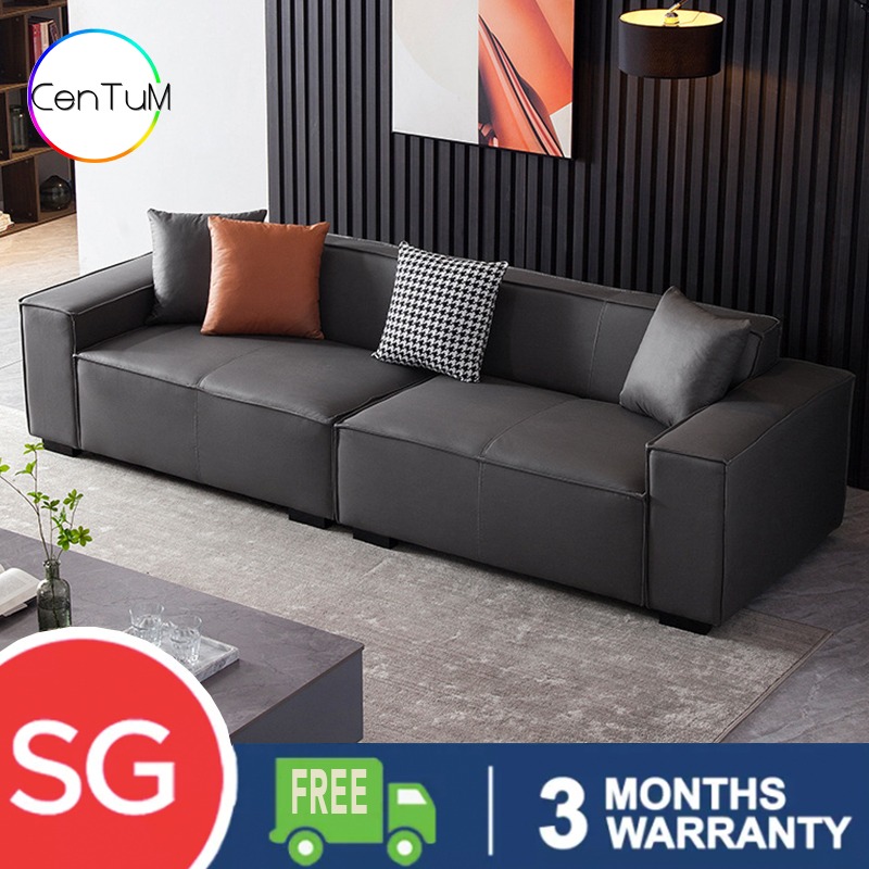 lazPick Sveva High Tech Fabri Sofa with Ottoman Foot Stool Non Wash ...