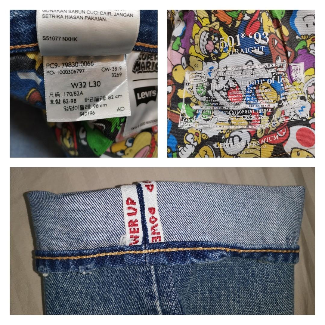LEVI'S | 501 '93 Super Mario Jeans, Men's Fashion, Bottoms, Jeans on ...