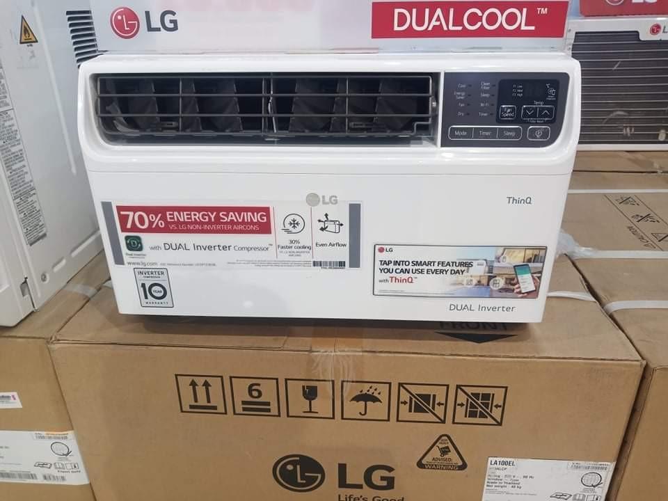 Lg Dual Inverter Window Type, TV & Home Appliances, Air Conditioning ...