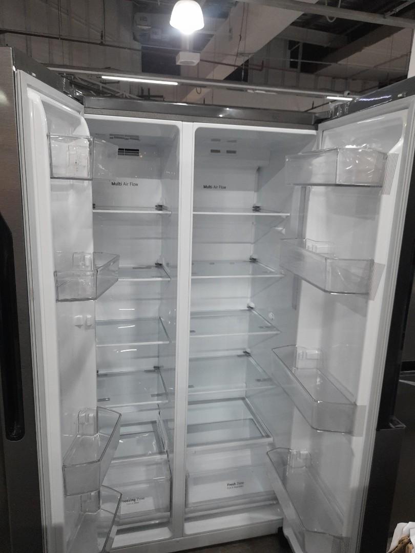 Lg ref 24 cuft inverter side by side, TV & Home Appliances, Kitchen ...