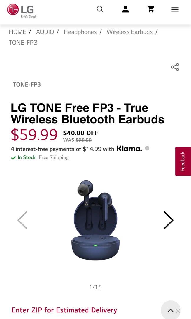 LG Tone Free FP3, Audio, Headphones & Headsets on Carousell