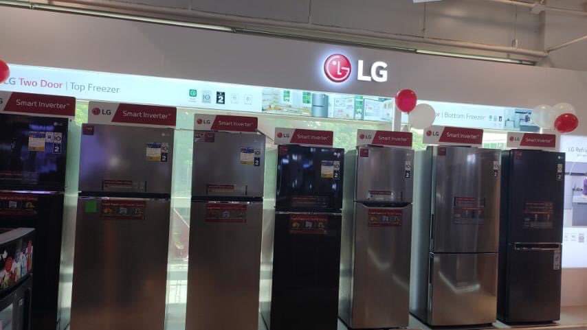 LG TWO DOOR INVERTER REFRIGERATOR, TV & Home Appliances, Kitchen ...