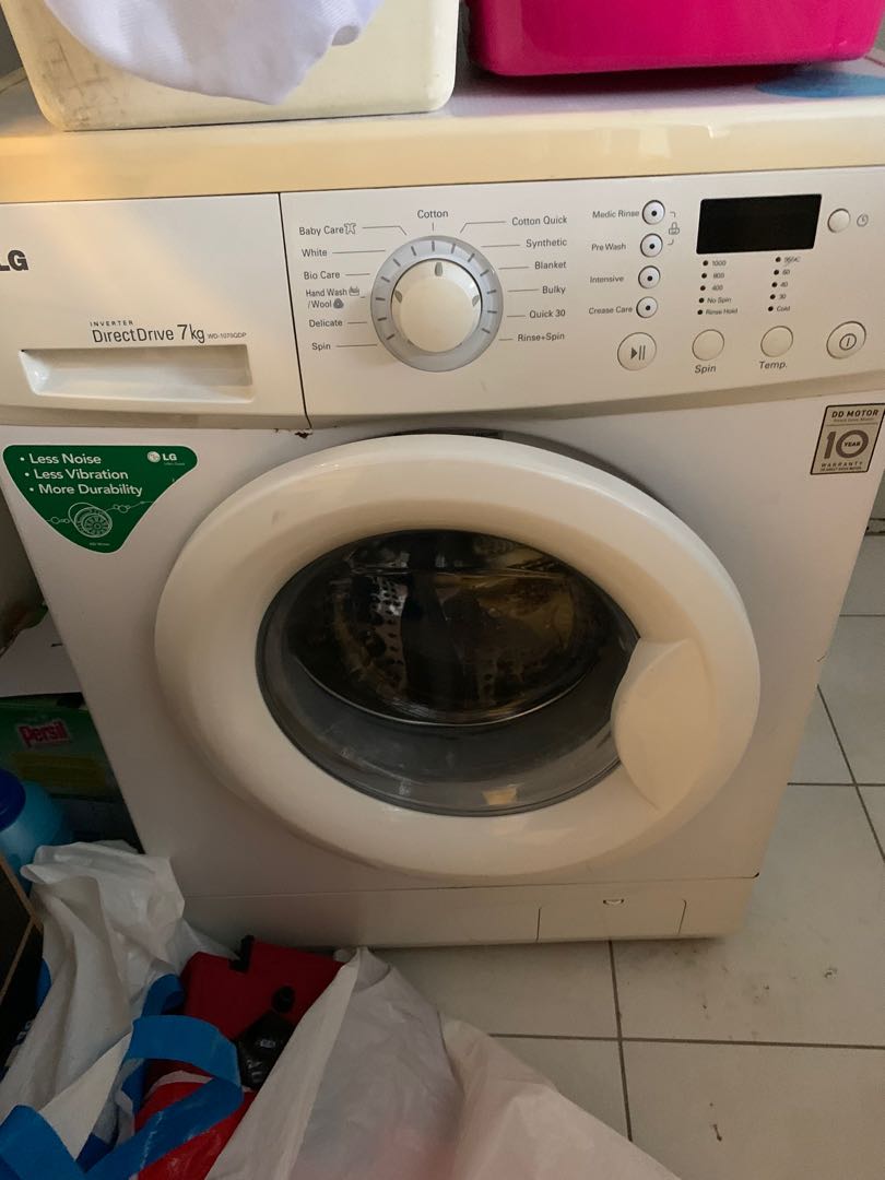 LG Washing + drying machine, TV & Home Appliances, Washing Machines and ...