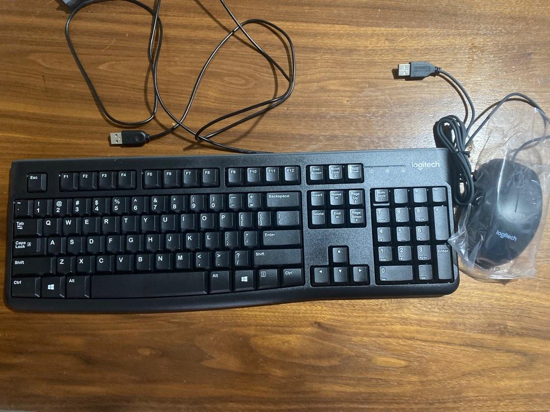 Logitech Mouse And Keyboard Set MK120 Computers Tech Parts Accessories Computer Keyboard