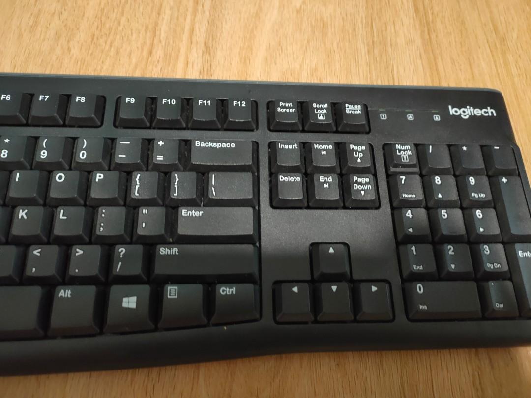 Logitech Usb Keyboard Computers Tech Parts Accessories Computer Keyboard On Carousell