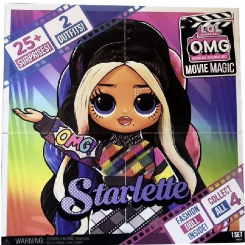 LOL Surprise OMG Movie Magic Starlette Fashion Doll with 25 Surprises ...