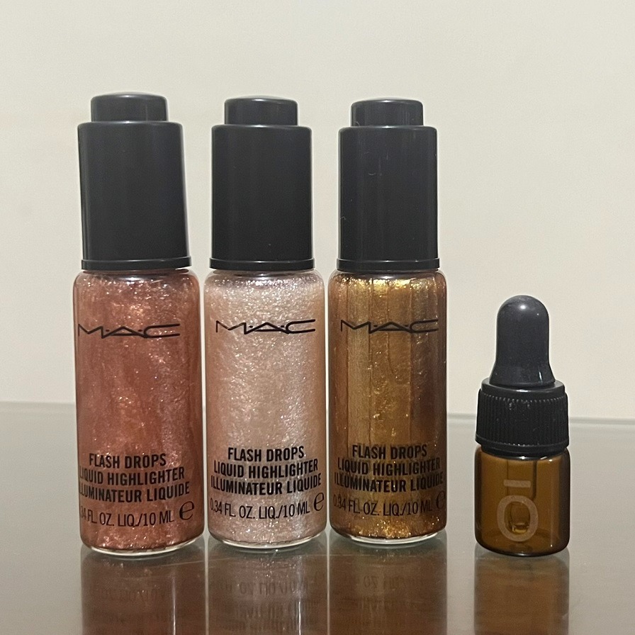 MAC Flash Drops Liquid Highlighter Decant / Takal, Beauty & Personal ...