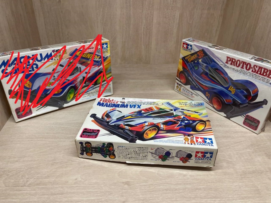 Magnum Saber/ Proto saber JB/ Fighter magnum VFX Tamiya cars original ...