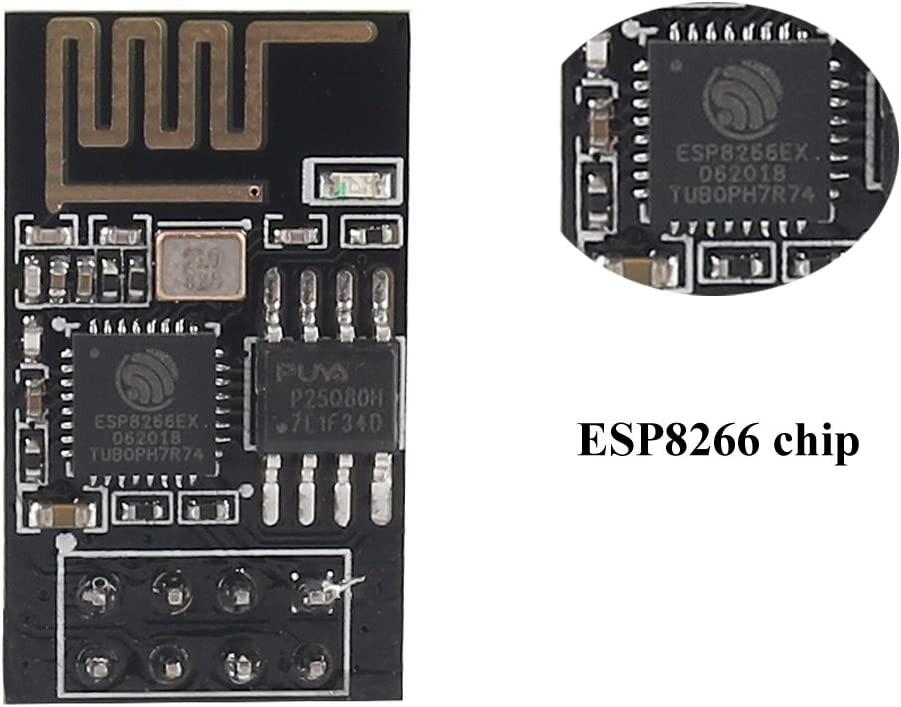 MakerHawk 4pcs ESP8266 ESP-01S WiFi Serial Transceiver Module with 1MB Flash for Arduino ...