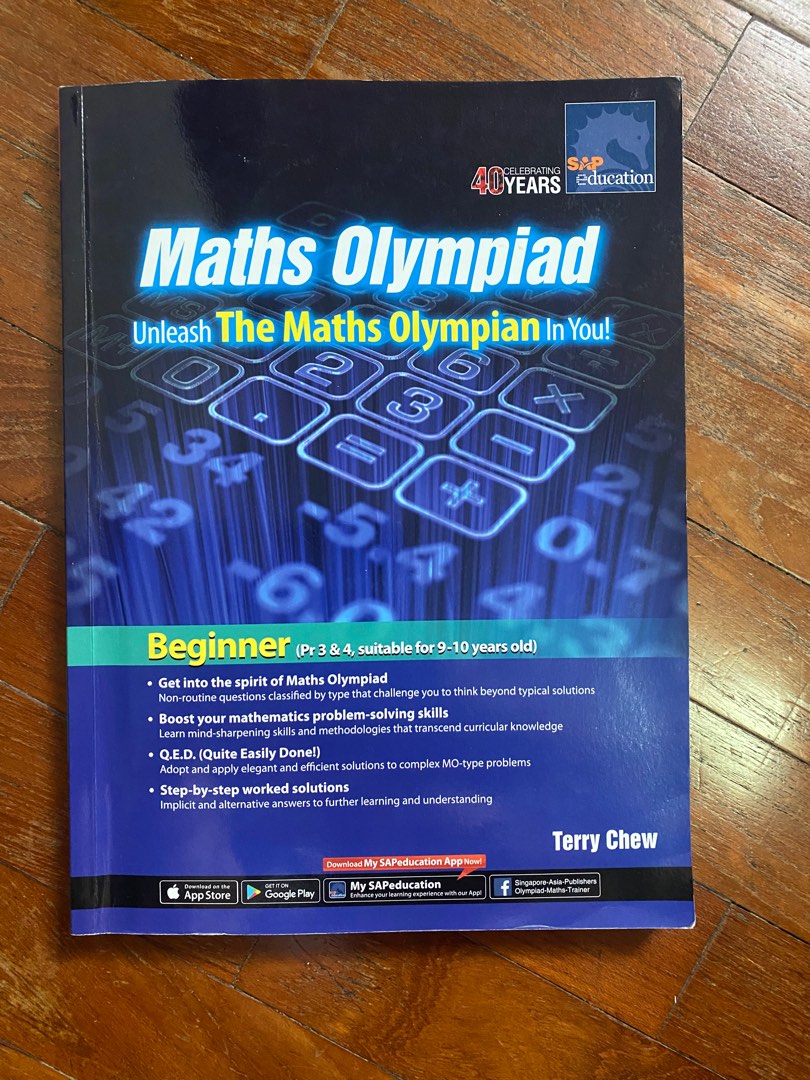 Math Olympiad - Pr 3 & 4, for 9~10 yrs old, Hobbies & Toys, Books ...