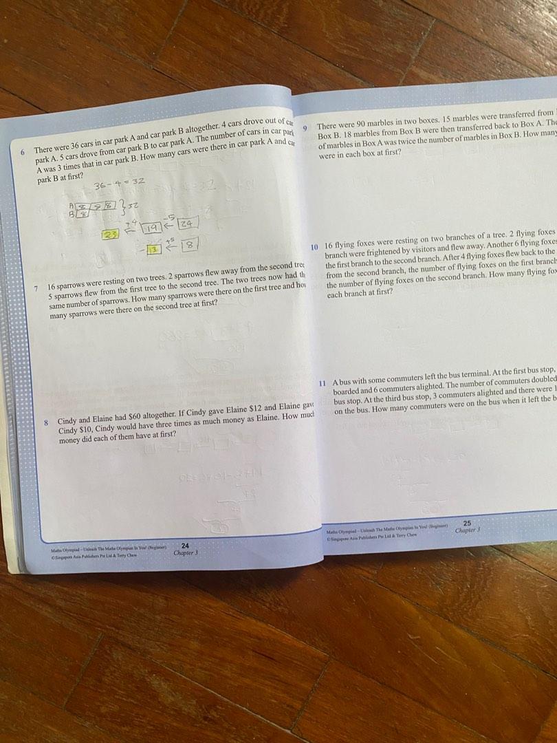 Math Olympiad - Pr 3 & 4, for 9~10 yrs old, Hobbies & Toys, Books ...