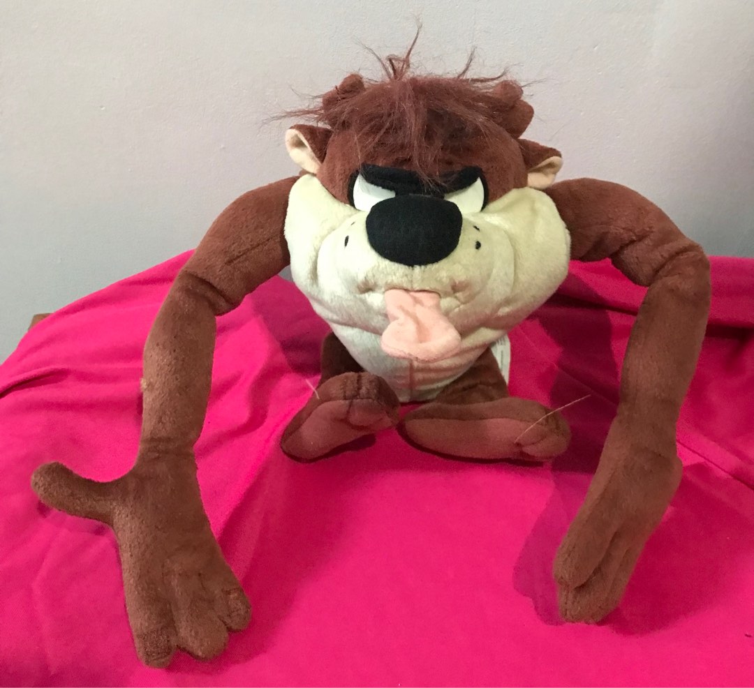 Mattel Looney Tunes Tasmanian Devil Taz Stuffed Toy Plushie, Hobbies ...