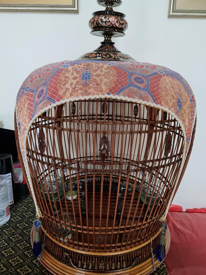 Merbok Cage with Thai Boat, Pet Supplies, Homes & Other Pet Accessories ...