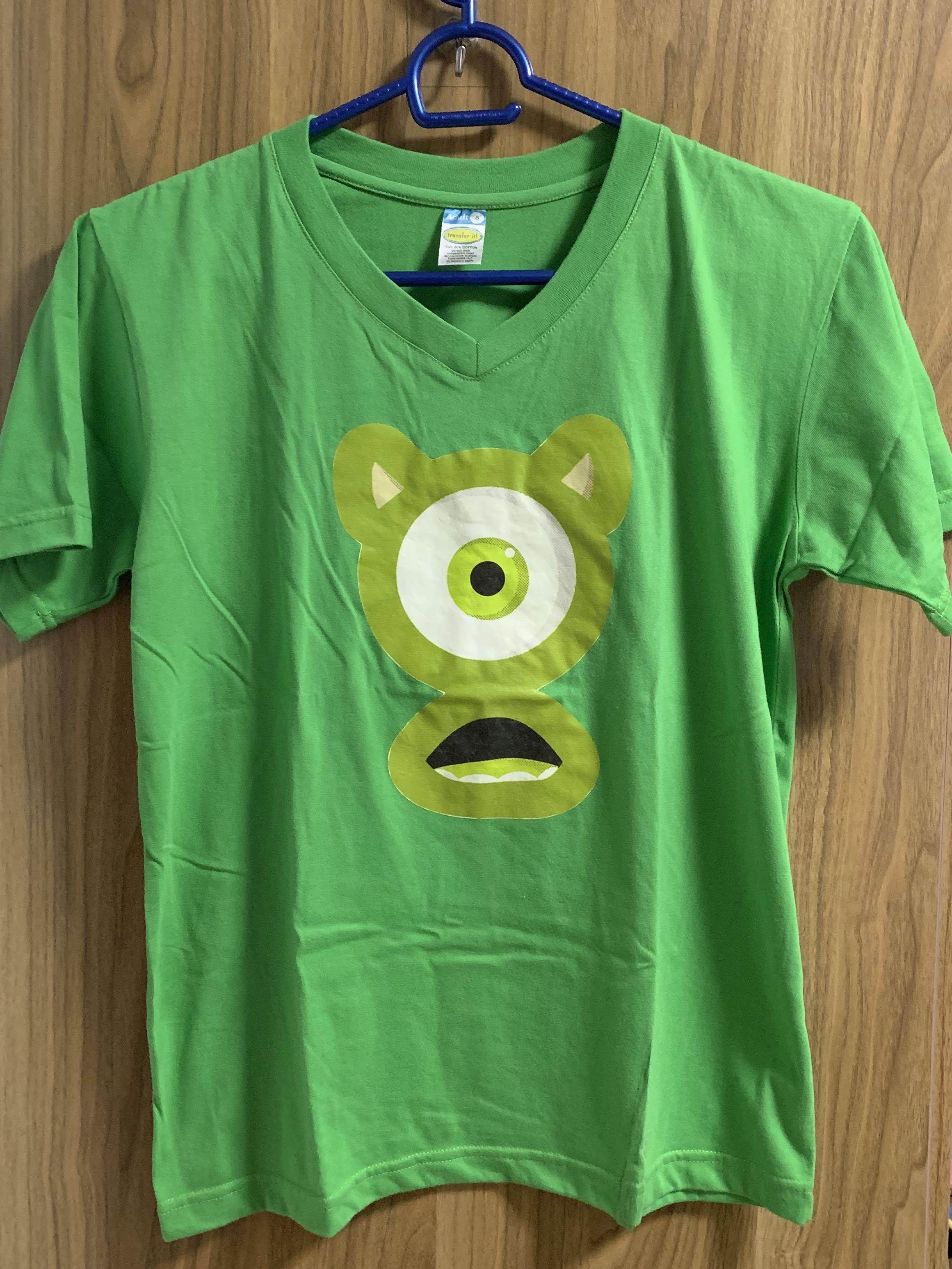 Mike Wazowski inspired shirt, Women's Fashion, Tops, Shirts on Carousell