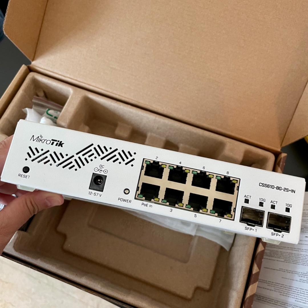 MikroTik CSS610-8G-2S+IN Cloud Smart Switch, Computers & Tech, Office & Business Technology on ...