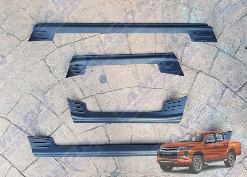 Mitsubishi Strada 2015 - 2022 Side Step Sill Scuff Plates, Car Parts ...