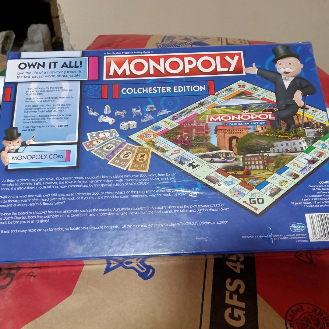 Monopoly Colchester Edition, Hobbies & Toys, Toys & Games on Carousell