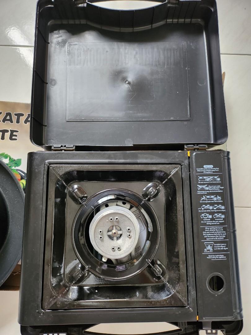 Mookata plate and Portable Gas Cooker, Furniture & Home Living ...