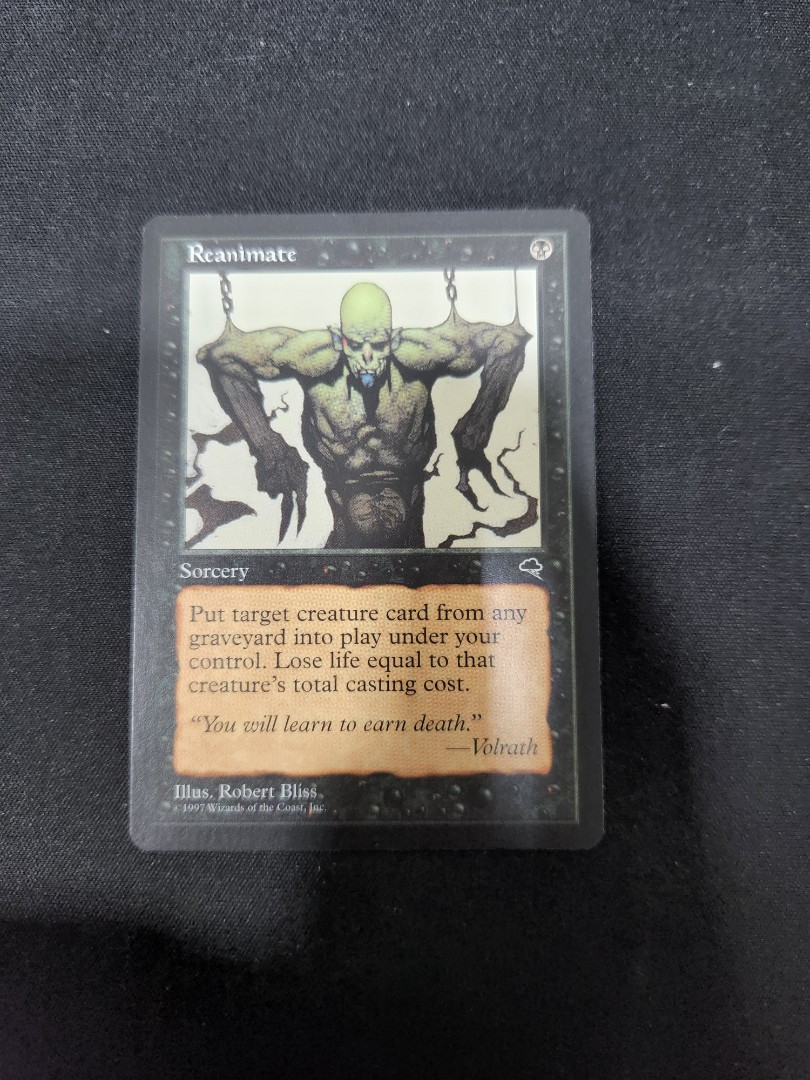 MTG Tempest Reanimate LP, Hobbies & Toys, Toys & Games on Carousell