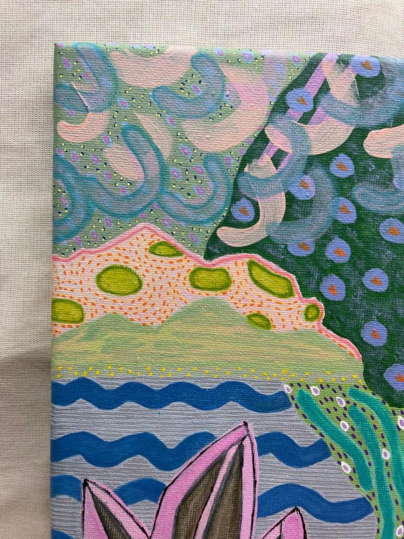 MY MIND IS ON VACATION 1 Original Abstract Painting Artwork, Hobbies ...