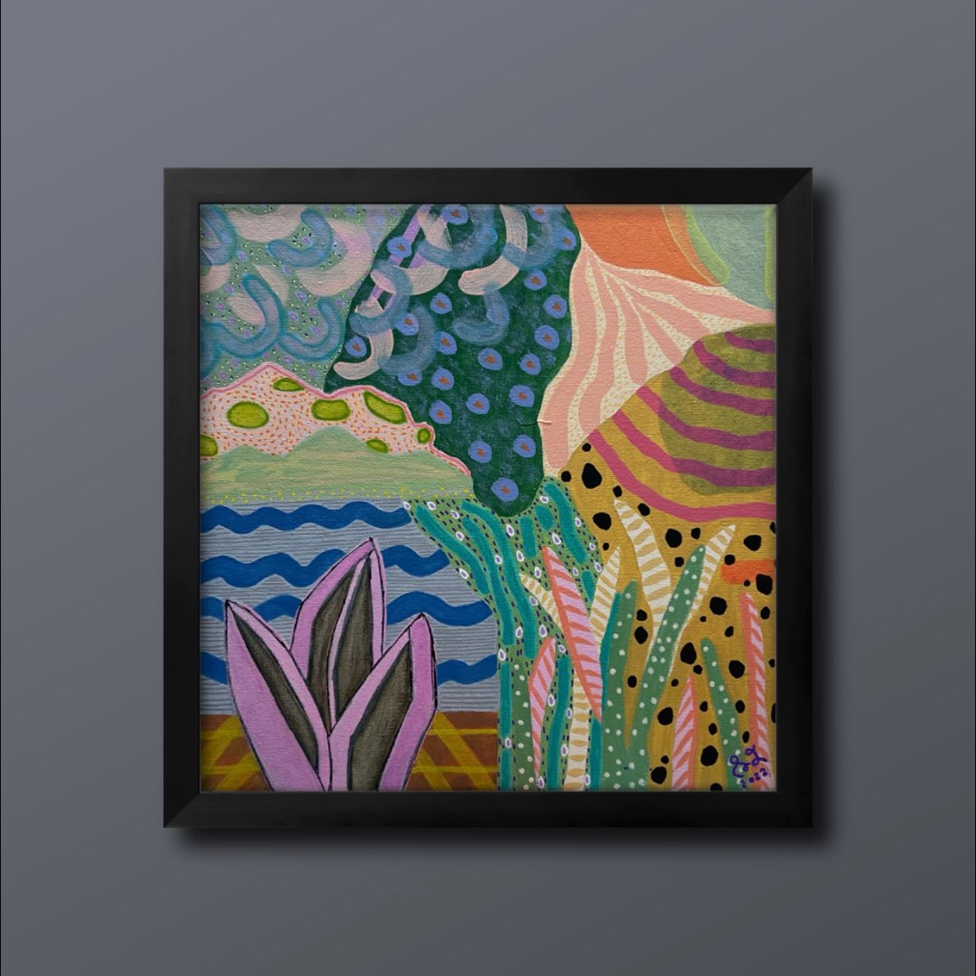 MY MIND IS ON VACATION 1 Original Abstract Painting Artwork, Hobbies ...
