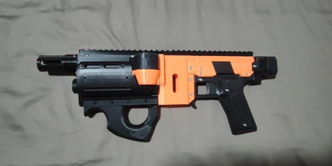 Nerf 3D printed Gryphon Blaster, Hobbies & Toys, Toys & Games on Carousell