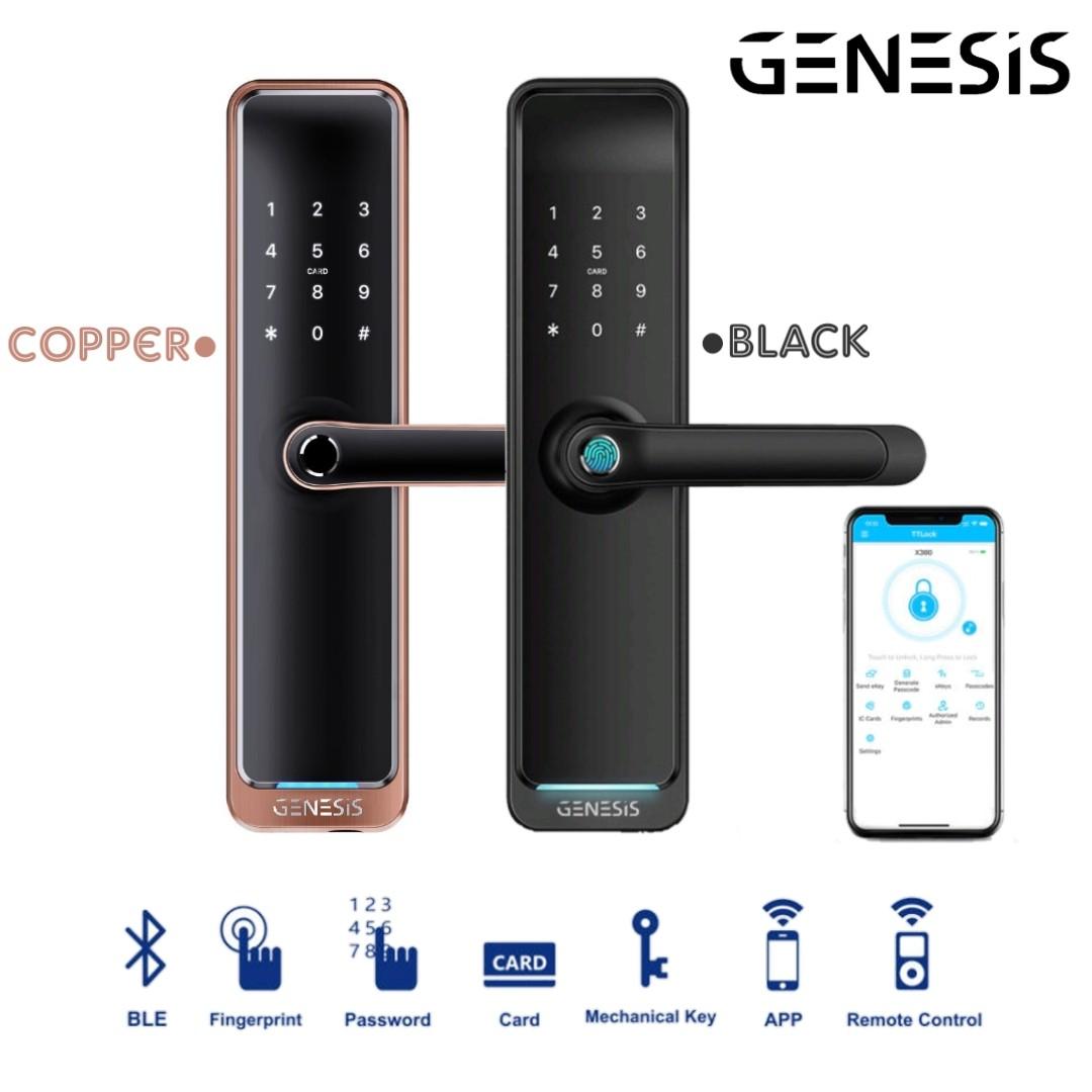 ⭐NEW Arrival⭐ GENESIS X380 6-in-1 TTLOCK TUYA Bluetooth Wifi Biometric ...