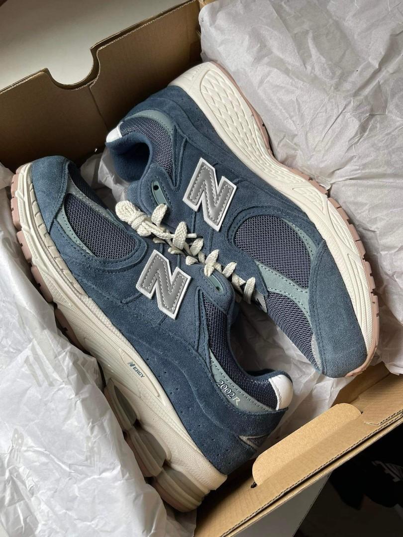 New Balance 2002r blue, Men's Fashion, Footwear, Sneakers on Carousell