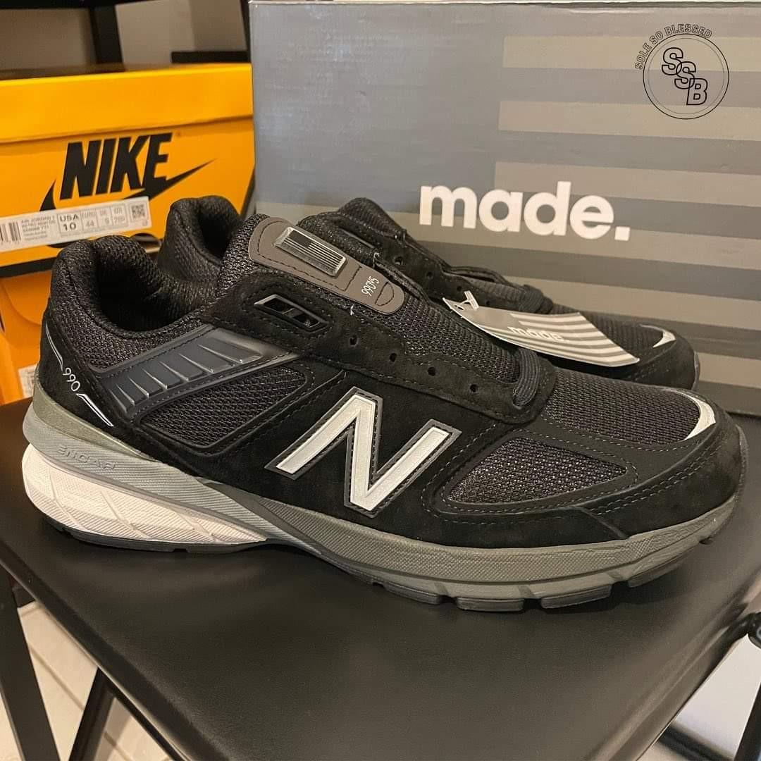 New Balance 990v5 Core 'Black', Men's Fashion, Footwear, Sneakers on Carousell