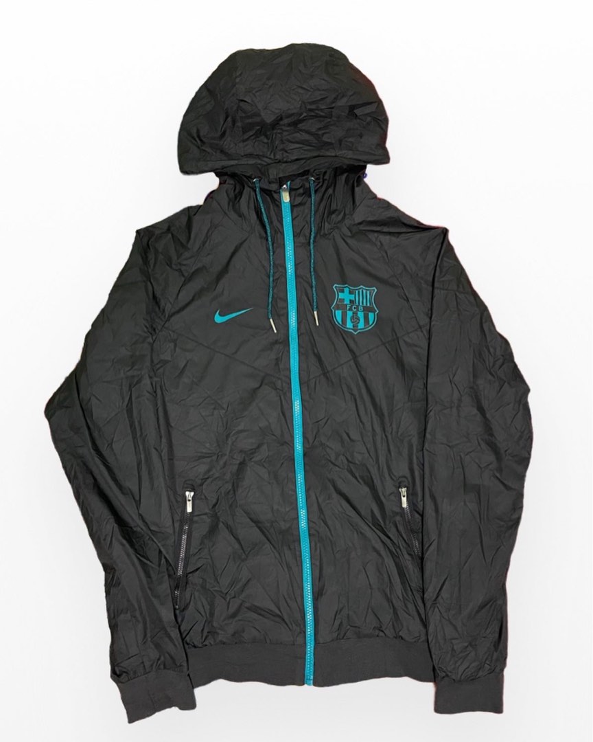 Nike Black FCB Windbreaker, Men's Fashion, Coats, Jackets and Outerwear ...