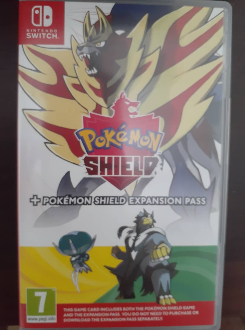 NSW Pokemon Shield + Pokemon Shield Expansion Pass, Video Gaming, Video ...