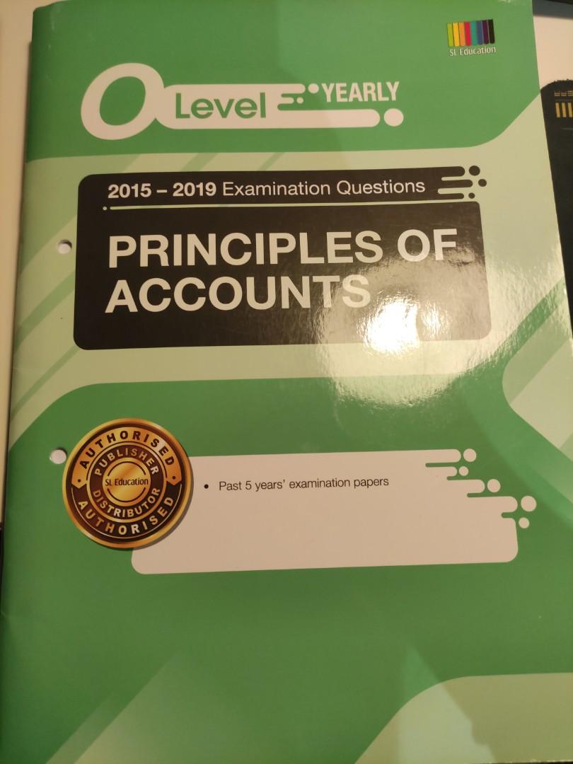 O level POA(principal of accounting) ten year series (with note ...
