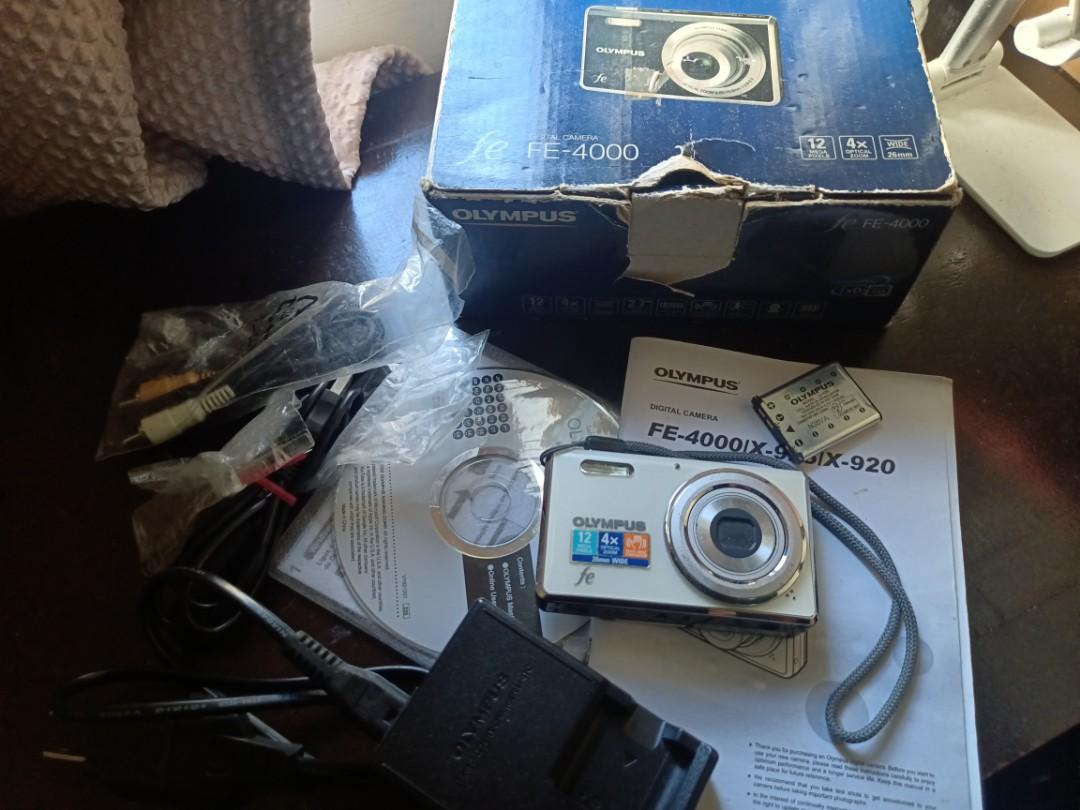 Olympus FE-4000 Complete Package, Photography, Cameras on Carousell