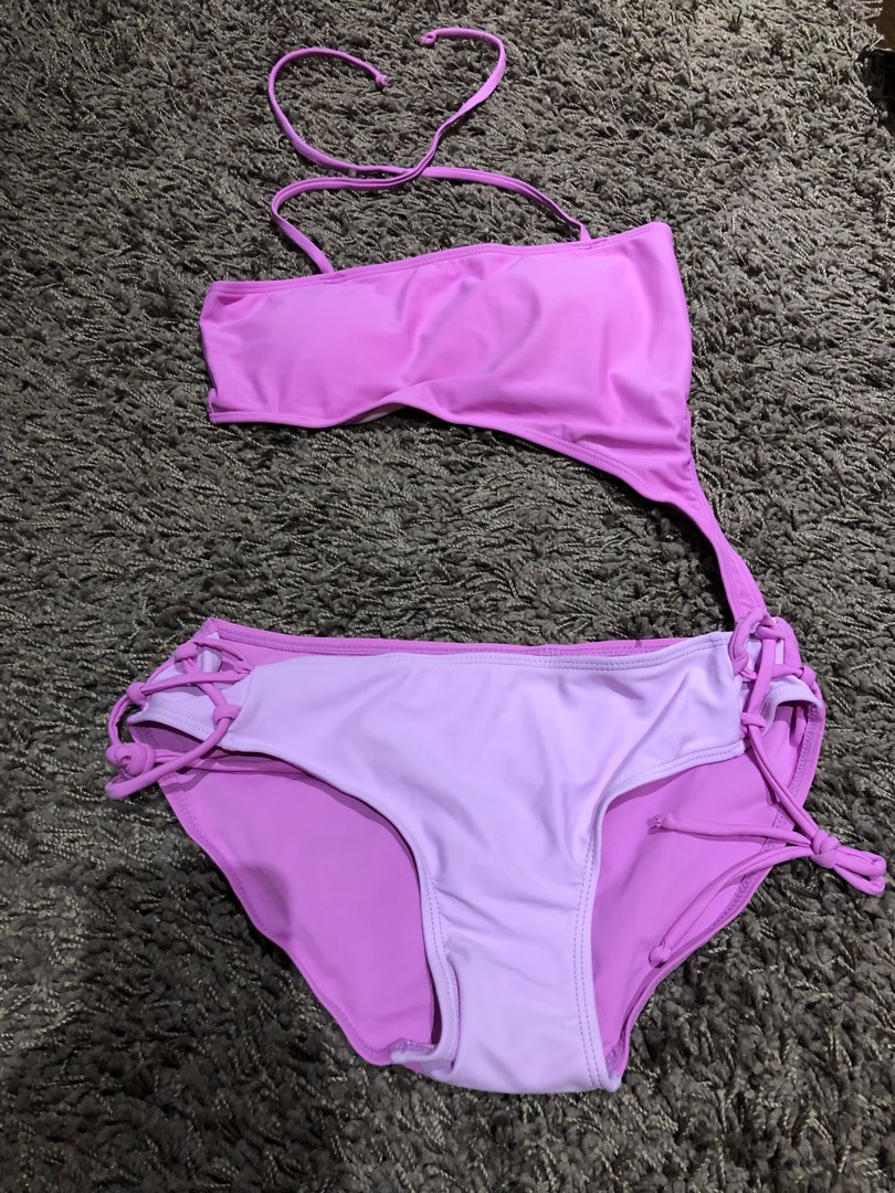One Piece Pink Swimsuit Womens Fashion Swimwear Bikinis And Swimsuits