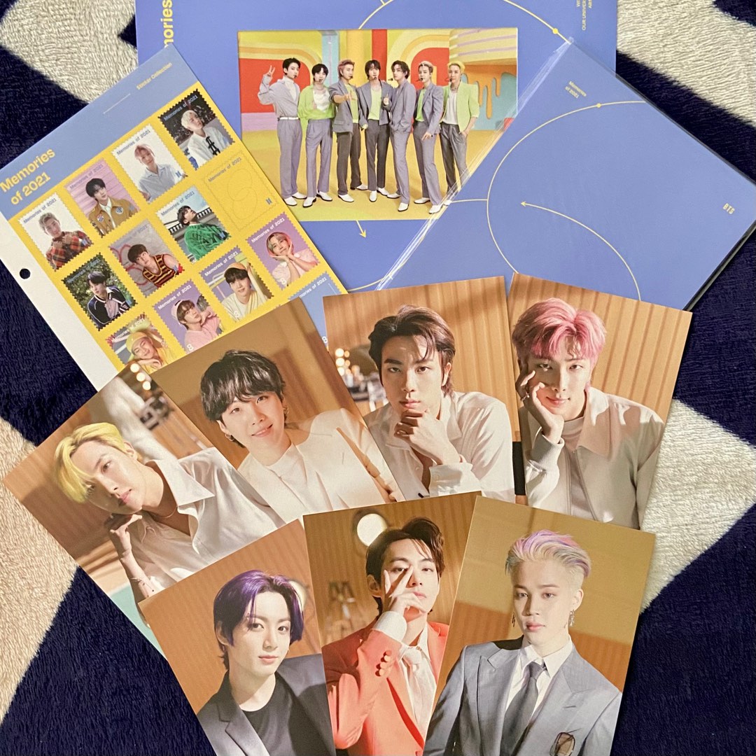 [ONHAND] OFFICIAL BTS MEMORIES OF 2021 DIGICODE - TINGI SET, Hobbies ...