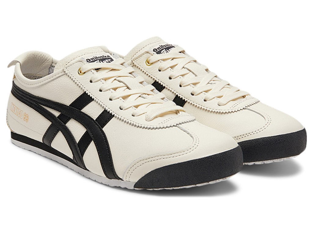 Onitsuka Tiger Mexico 66 Cream / Gold / Black, Women's Fashion ...