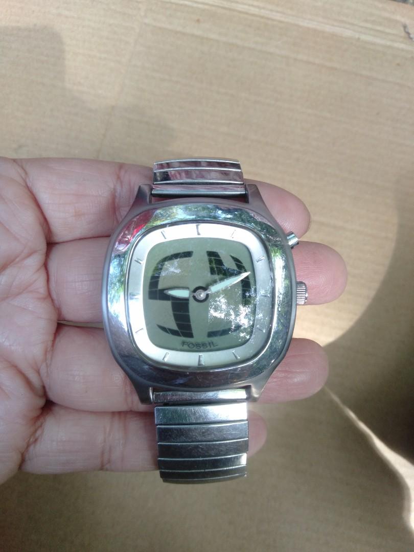 Original Fossil Big Tic mens watch digital analog watch, Men's Fashion ...