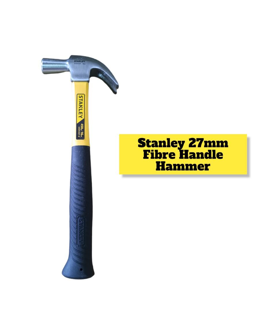 Original Stanley 27mm Fibre Handle Claw Hammer, Furniture & Home Living ...