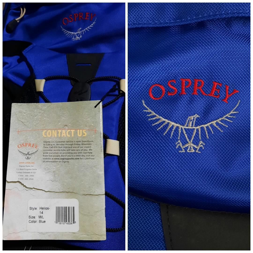 Osprey Helios 14 Backpack, Men's Fashion, Bags, Backpacks on Carousell