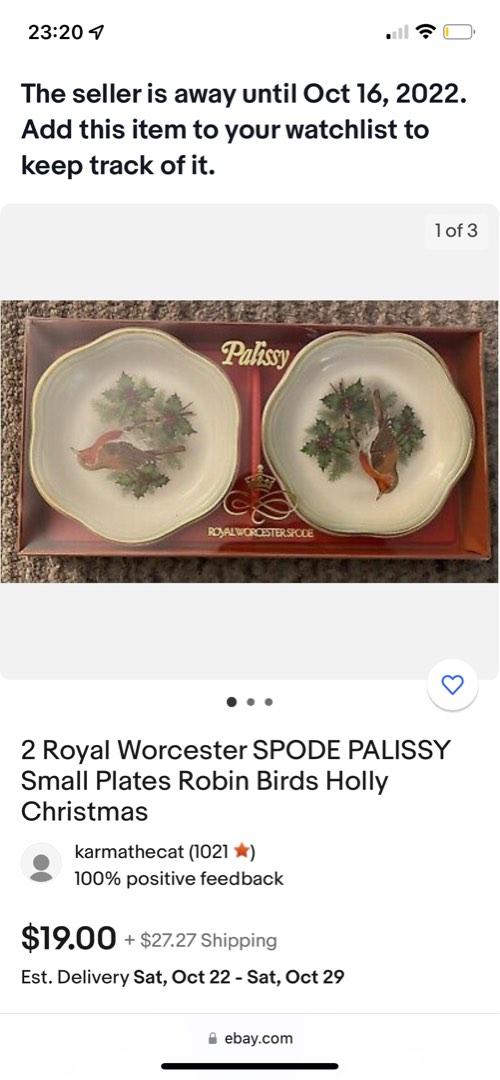 Palissy Royal Worcester Spode Antique Robin Plates, Hobbies & Toys ... Palissy Royal Worcester Spode Antique Robin Plates, Hobbies & Toys ...