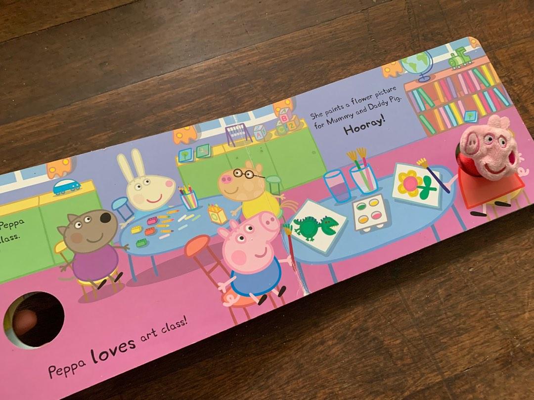 Peppa finger puppet book, Hobbies & Toys, Books & Magazines, Children's ...