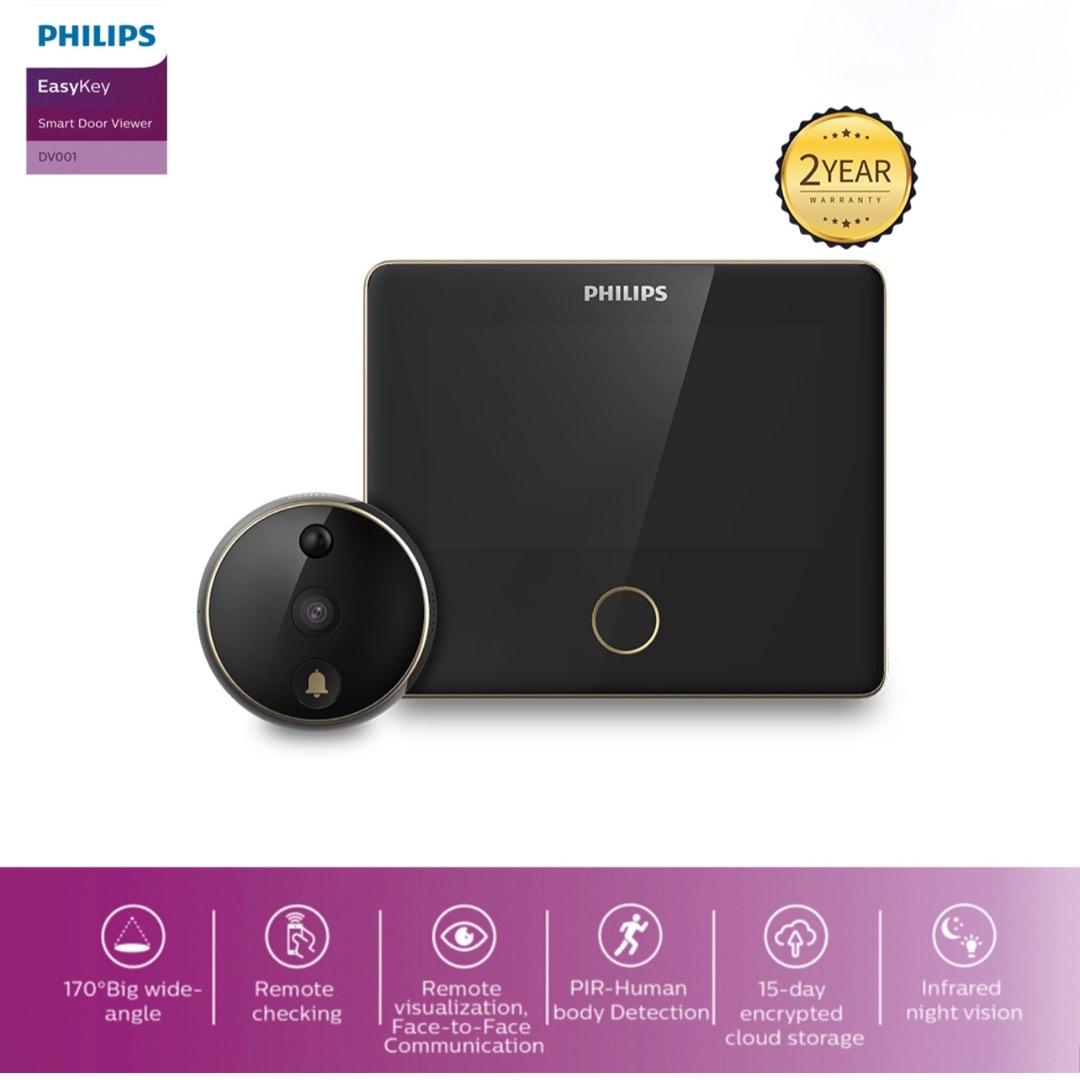 Philips Door Viewer DV001, Furniture & Home Living, Security & Locks ...