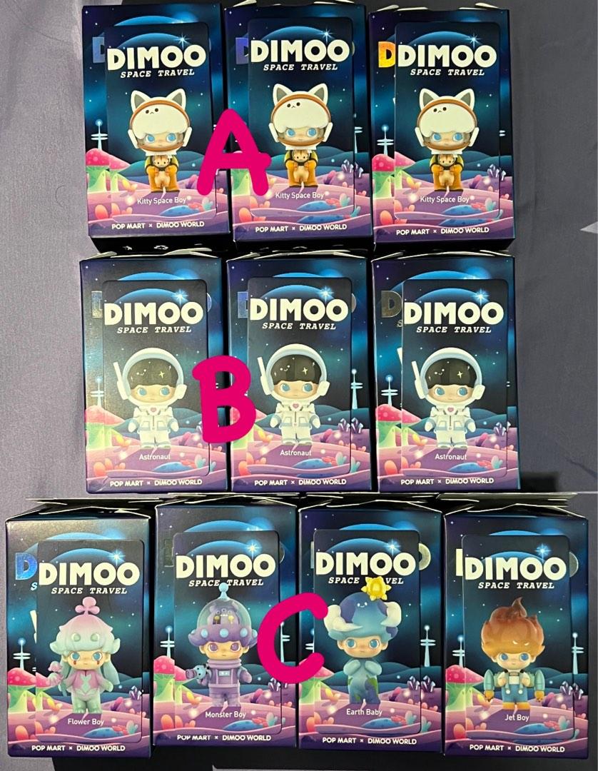 PopMart Dimoo Space Travel KittySpace Boy Astronaut flower boy monster ...