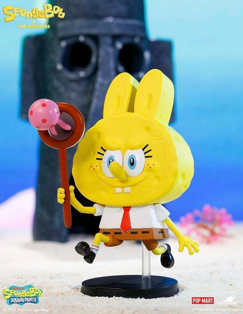 Popmart Labubu The Monsters Spongebob- Jellyfish Catcher, Hobbies ...